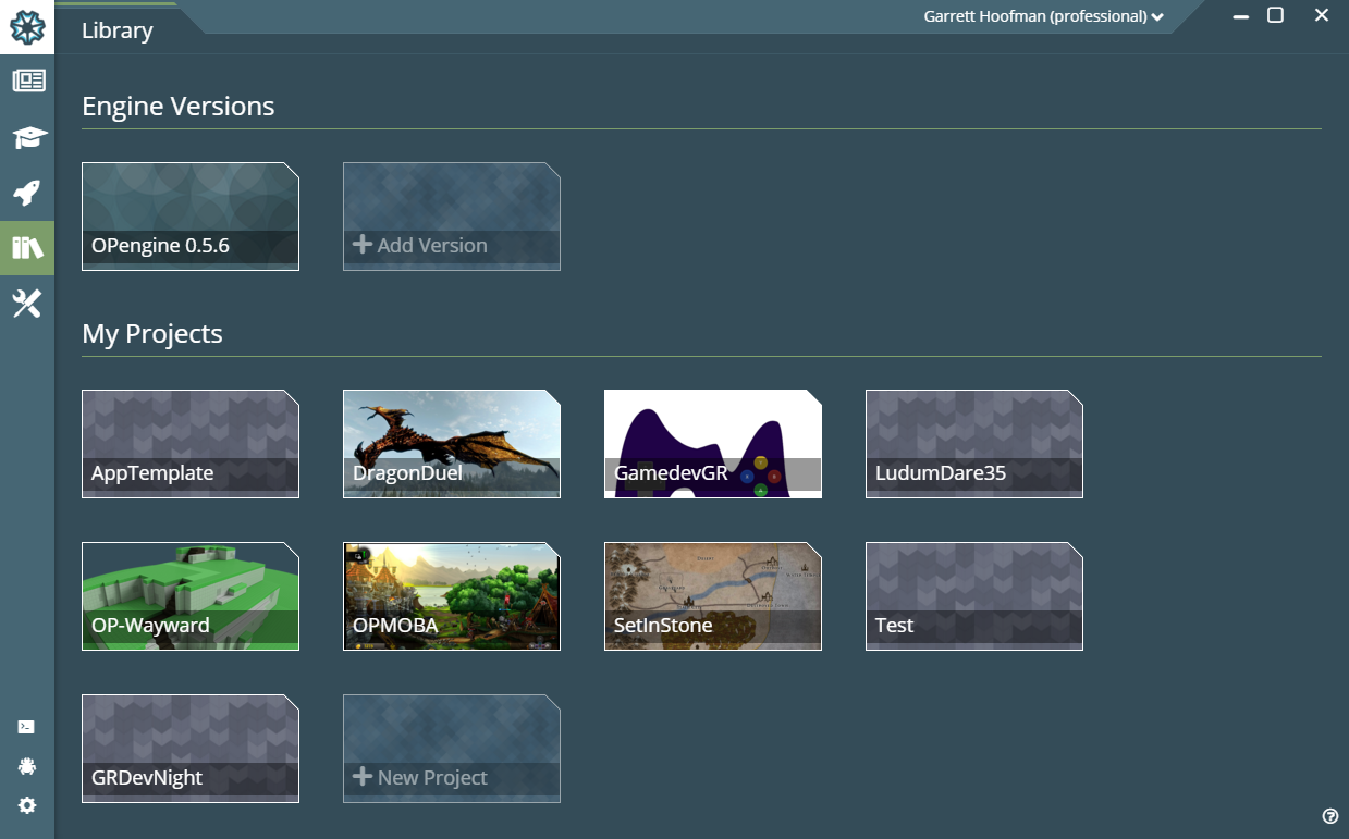 OPengine: A Low-Level Game Engine for Fast and Portable Development